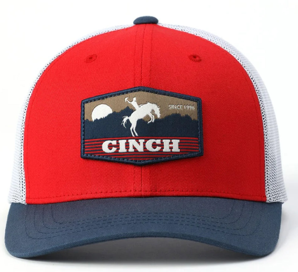 Cinch Red Patch Cap – Lemmons Store